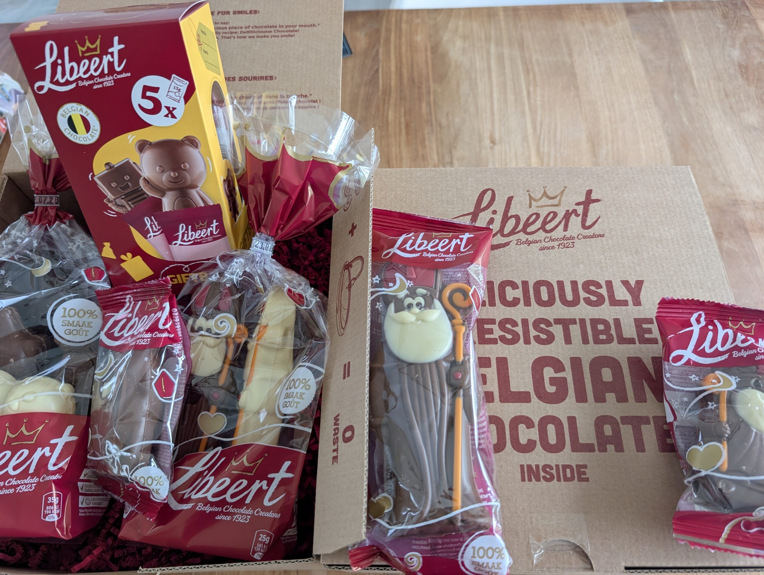 Winnaars Sinterklaaspakket (€ 25) met de beste chocolade van Libeert ...